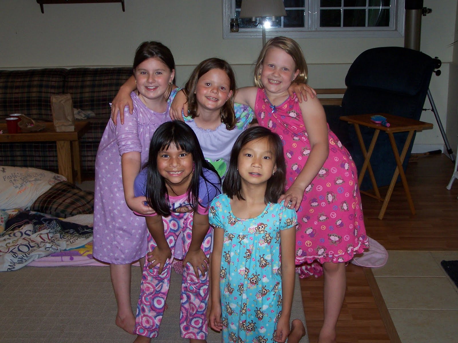 DINN FAMILY: More girlie girl sleepover photos