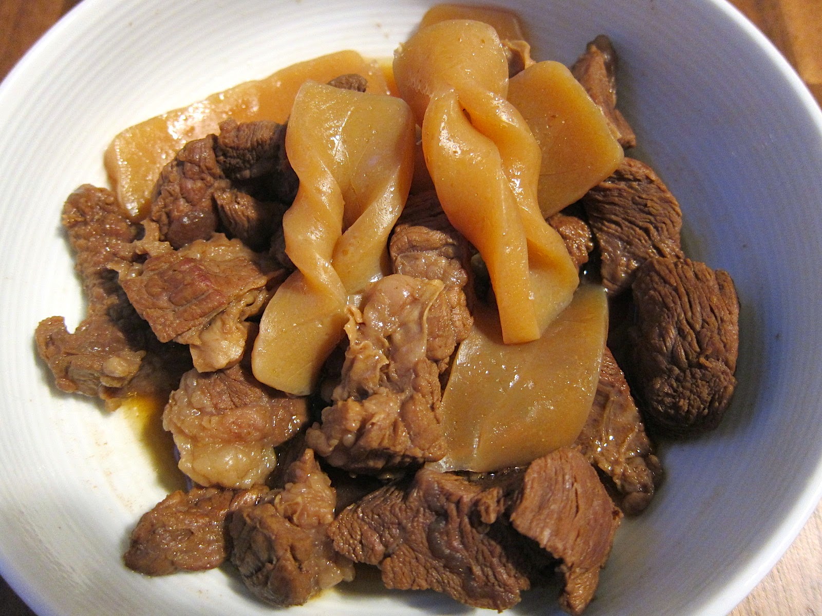 Konnyaku and Beef in Japanese Homestyle Stew / LUCY LOVES TO EAT