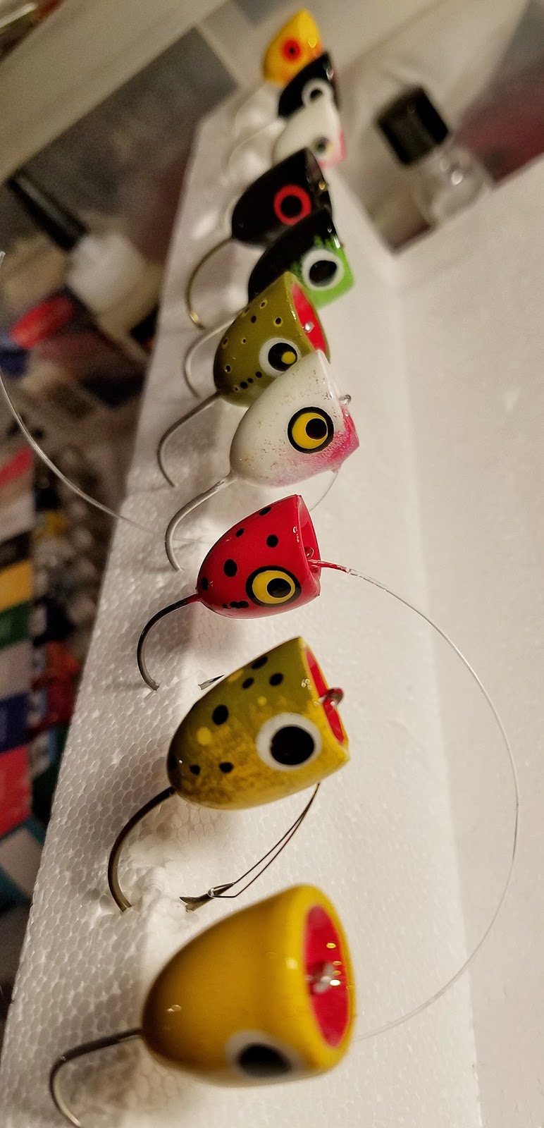 Fish a Fly: Fly tying ... Bass popper flys
