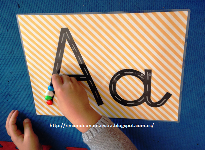 Rincón de una maestra: Motricidad fina y el abecedario