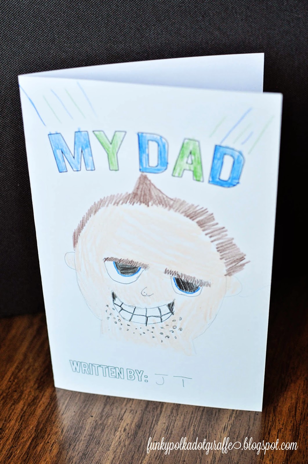Funky Polkadot Giraffe: DIY Father's Day Book {My Dad}