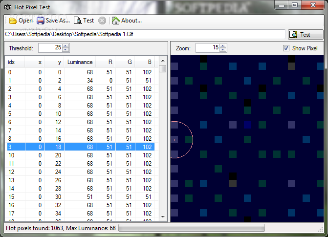 Hot Pixel Test. | Στάλες στο γαλάζιο