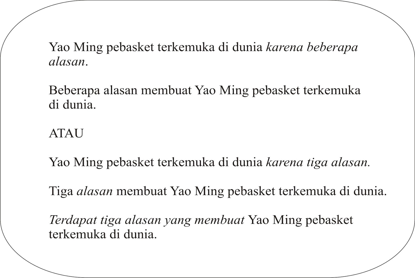 Cara Menyambungkan Kalimat ke Paragraf - Pohon Ide