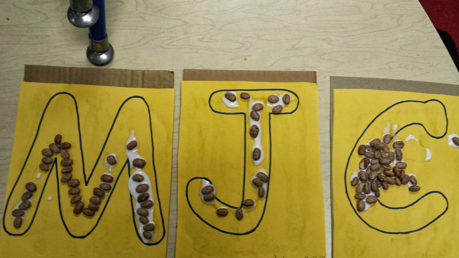 Cachey Mama's World of Learning: Bean Letters