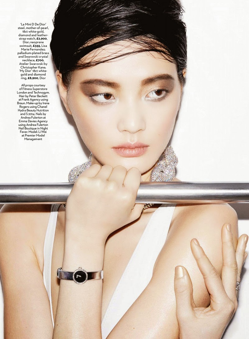 ASIAN MODELS BLOG: EDITORIAL: Li Wei in Marie Claire UK, May 2014