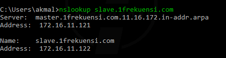 Konfigurasi DNS Master Slave di Centos 7