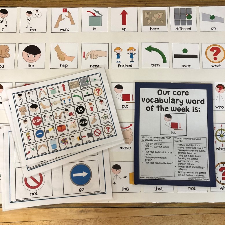 Little Miss Kim's Class: Multisensory Approach to Core Vocabulary in ...