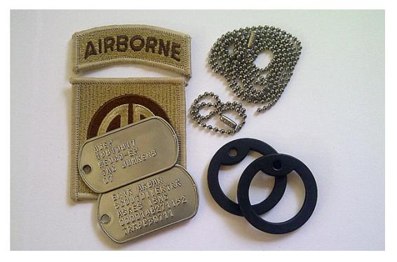 Dog Tag Indonesia: KALUNG TENTARA AMERIKA