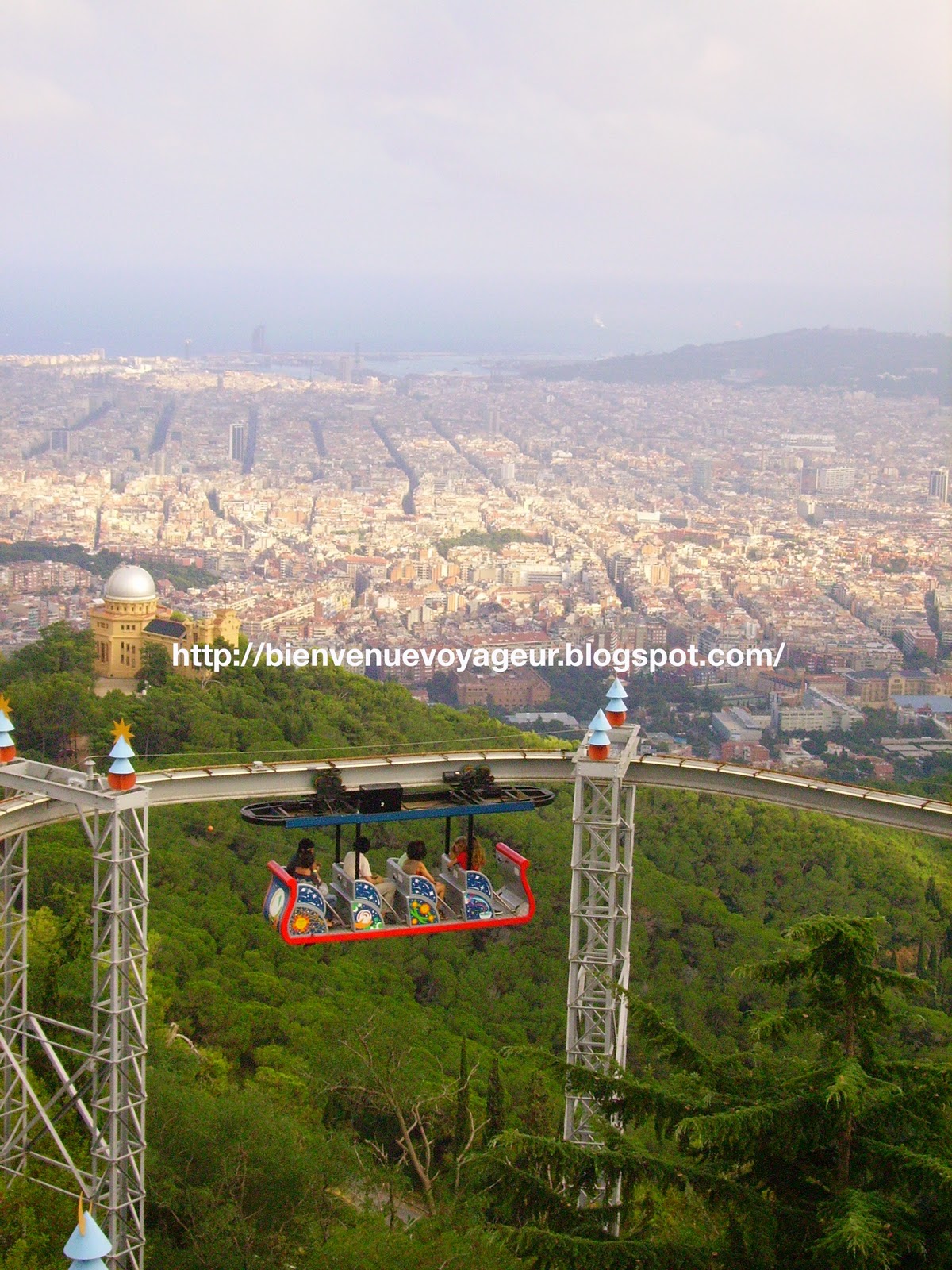 Bienvenue Voyageur : Parque de atracciones Tibidabo, Barcelona