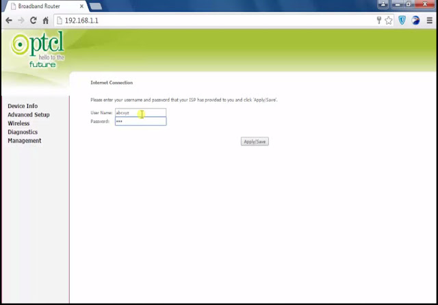 How to Configure a PTCL Broadband Wifi Router | Ptcl Broadband Wifi ...