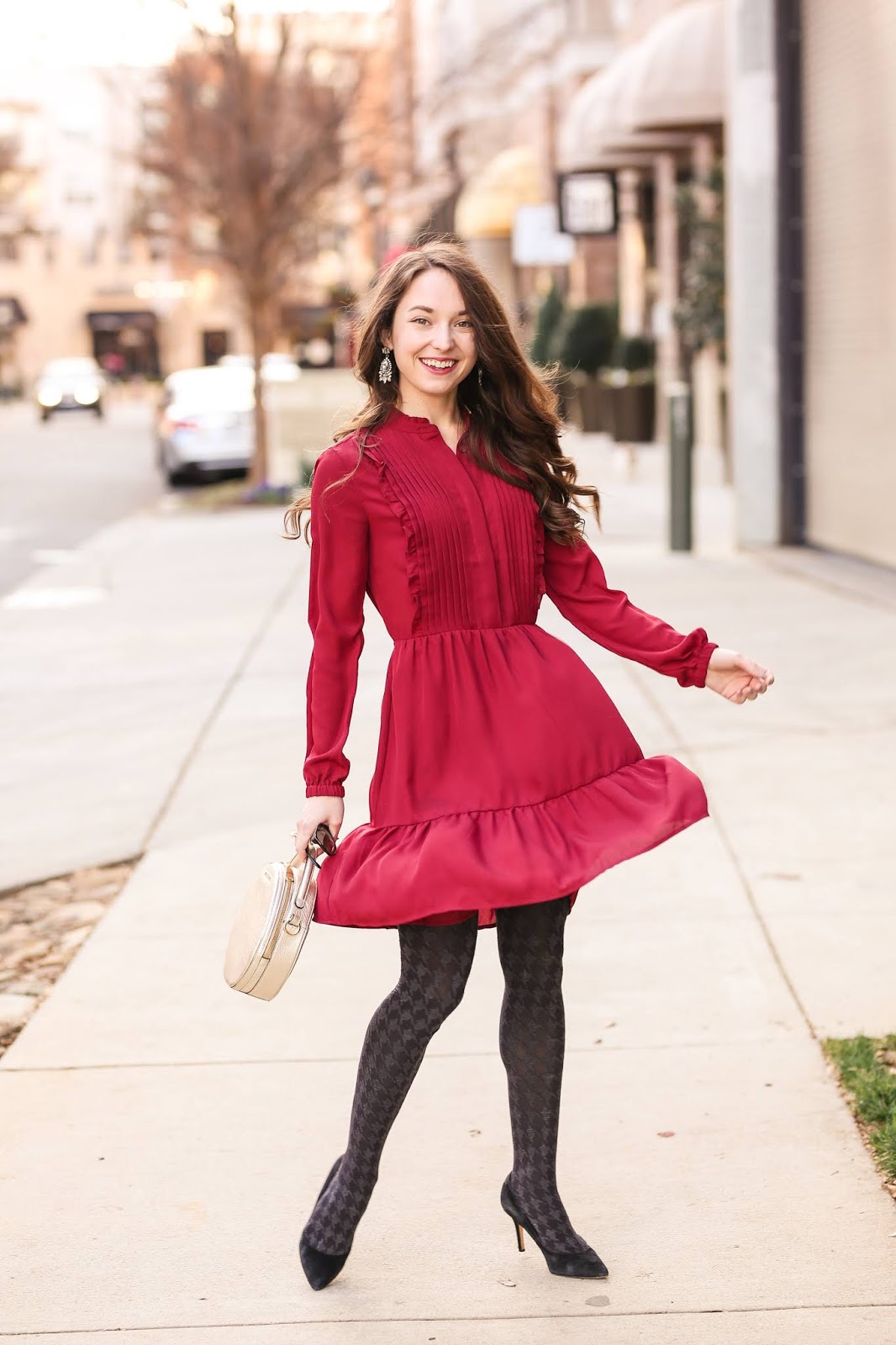 A Work Appropriate Valentine's Day Dress | Caralina Style