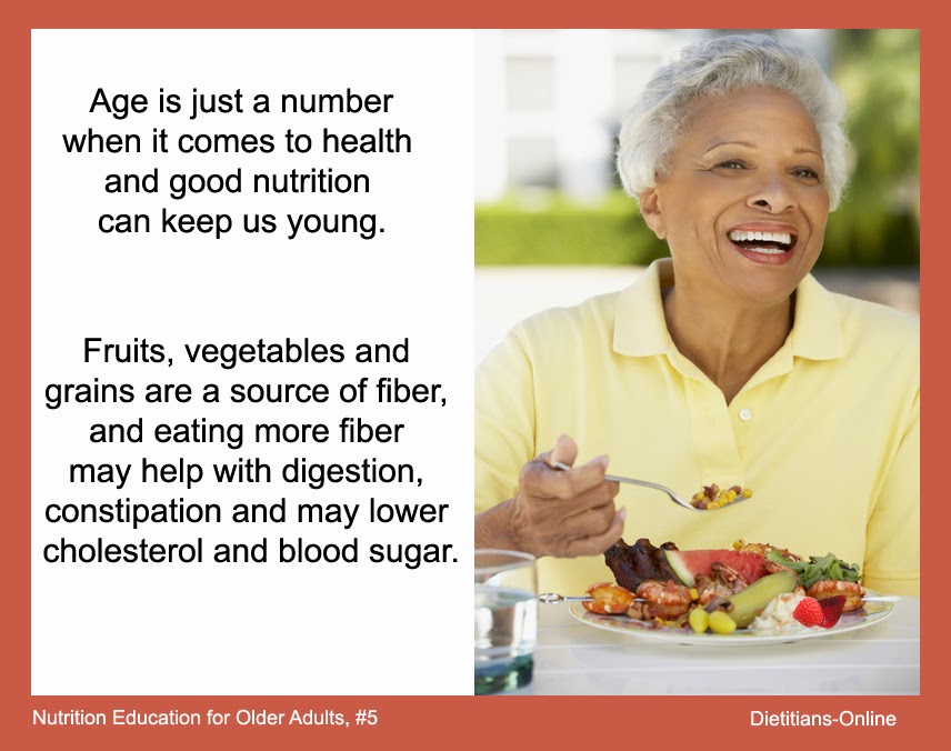 Dietitians Online Blog: May, Older American's Month - Never Too Old To ...