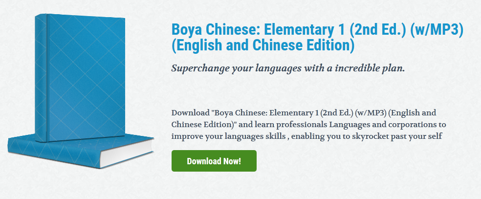 Boya Chinese Elementary 1