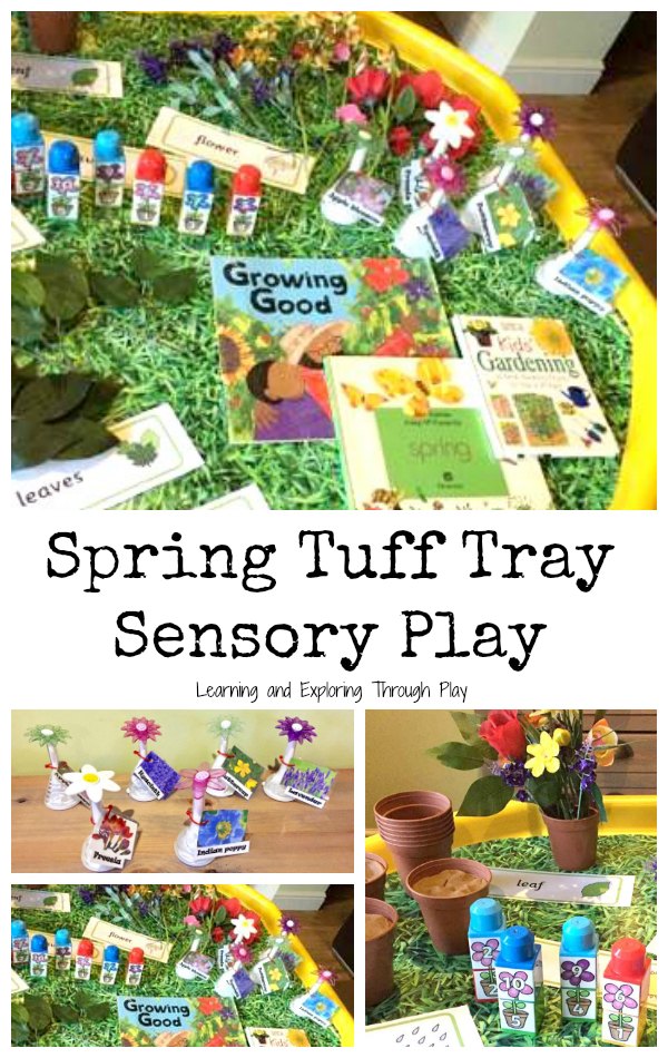 Learning and Exploring Through Play: Spring Tuff Tray