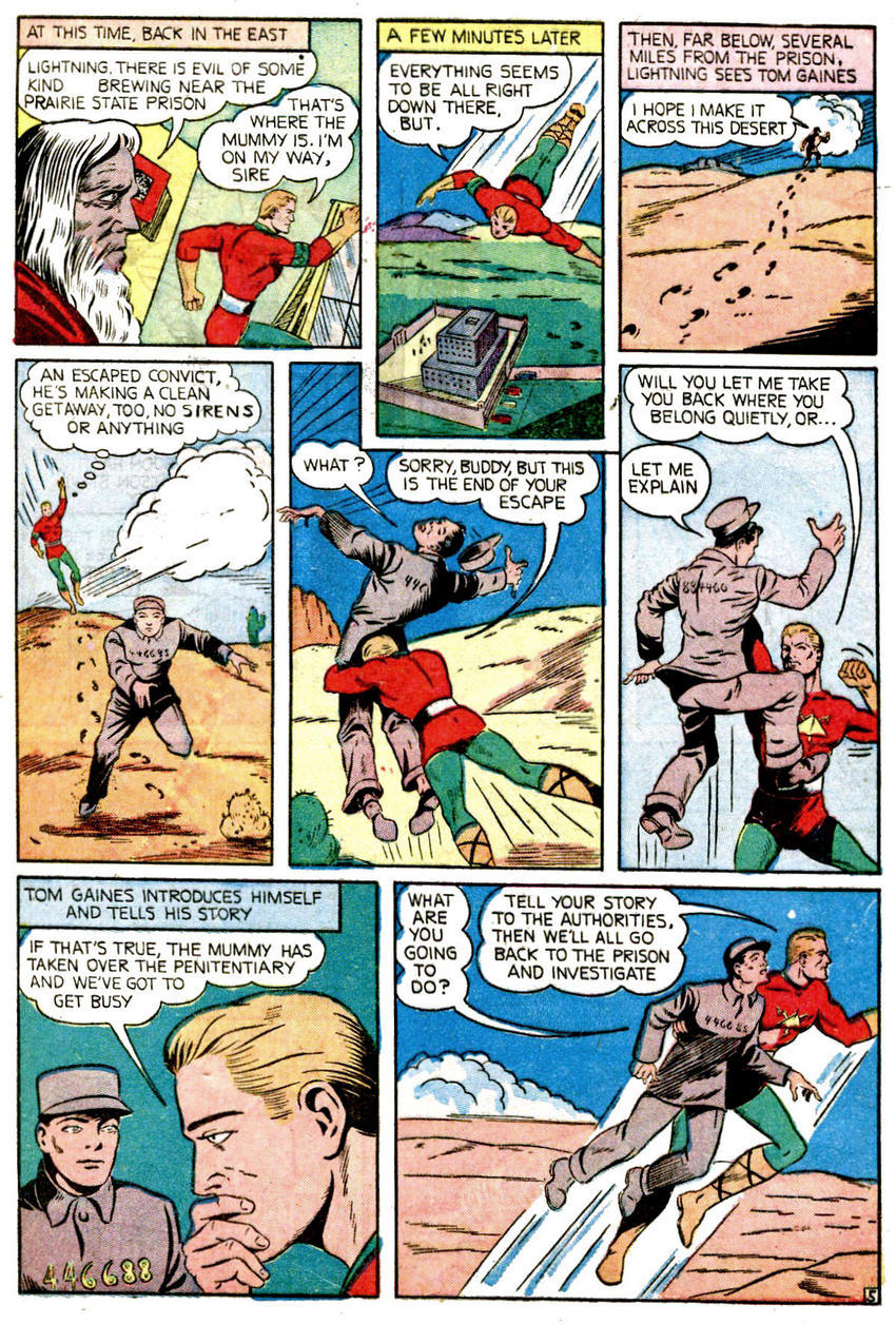 Pappy's Golden Age Comics Blogzine: Number 1733: Flash Lightning goes ...