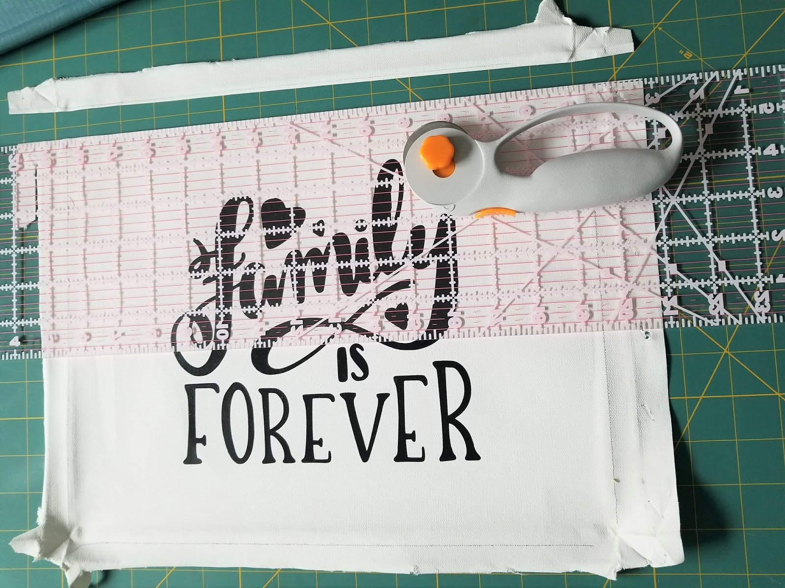 How to Make a Reverse Canvas | Sew Simple Home