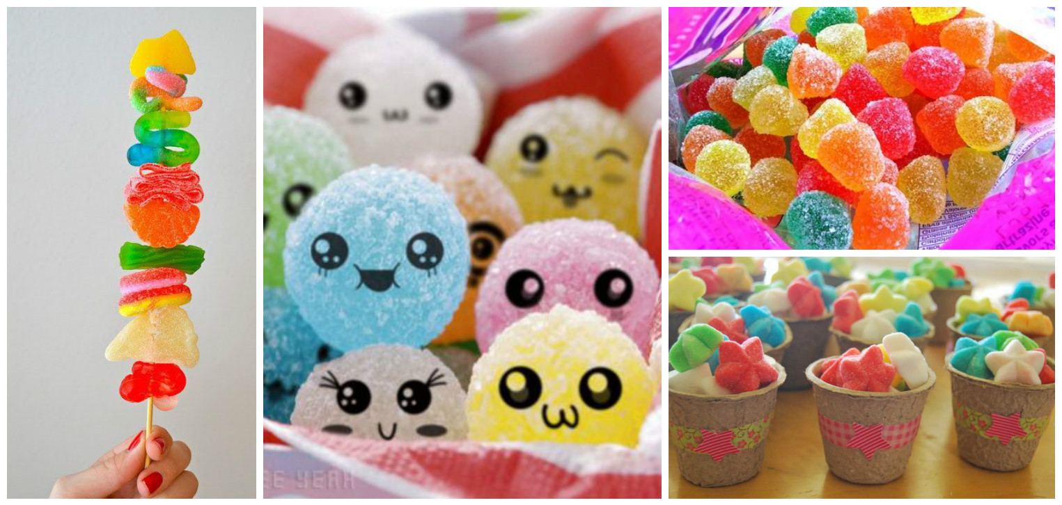 Receta casera para hacer ricas gomitas dulces paso por paso ~ lodijoella