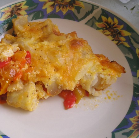 Cooking with Yiddishe mama: Cheesy Fish with Sauteed vegetables