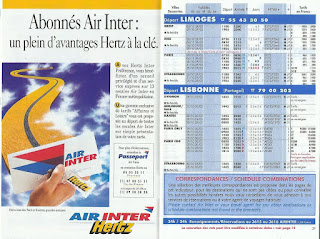 Airline memorabilia: Air Inter (1995/1996)