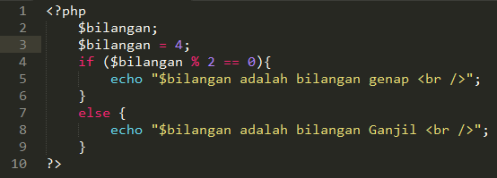 Cara Menentukan Bilangan Genap Atau Ganjil Menggunakan Bahasa Php Zeroncode