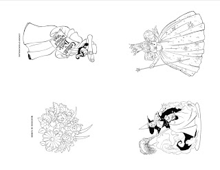 Fussy Monkey Business: Wizard of Oz Mini Coloring Books