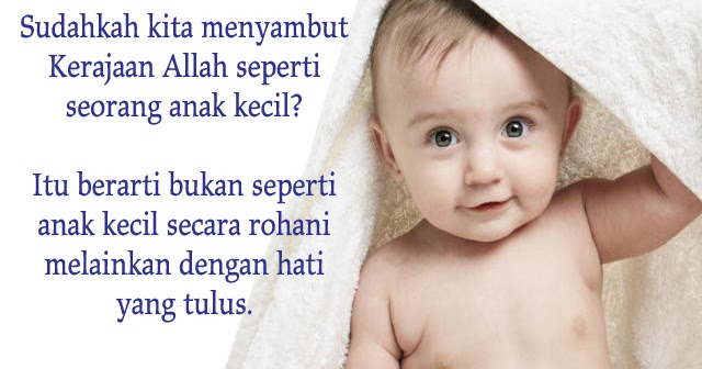 Saat Teduh: Anak Kecil