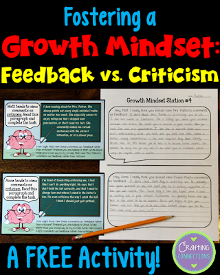 Fostering a Growth Mindset: Viewing Constructive Criticism as Helpful ...