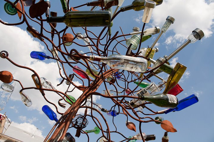 You Can’t Stop This Dancer!: Welding, bottle tree fun!