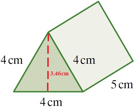 Year 10 Maths: Surface Area of Prisms - Using Pythagoras' Theorem