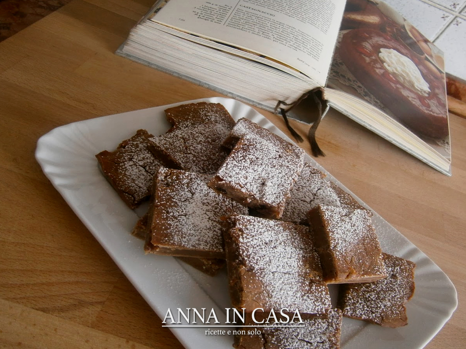 Anna in Casa: ricette e non solo: Pattona di castagne - Castagnaccio ...