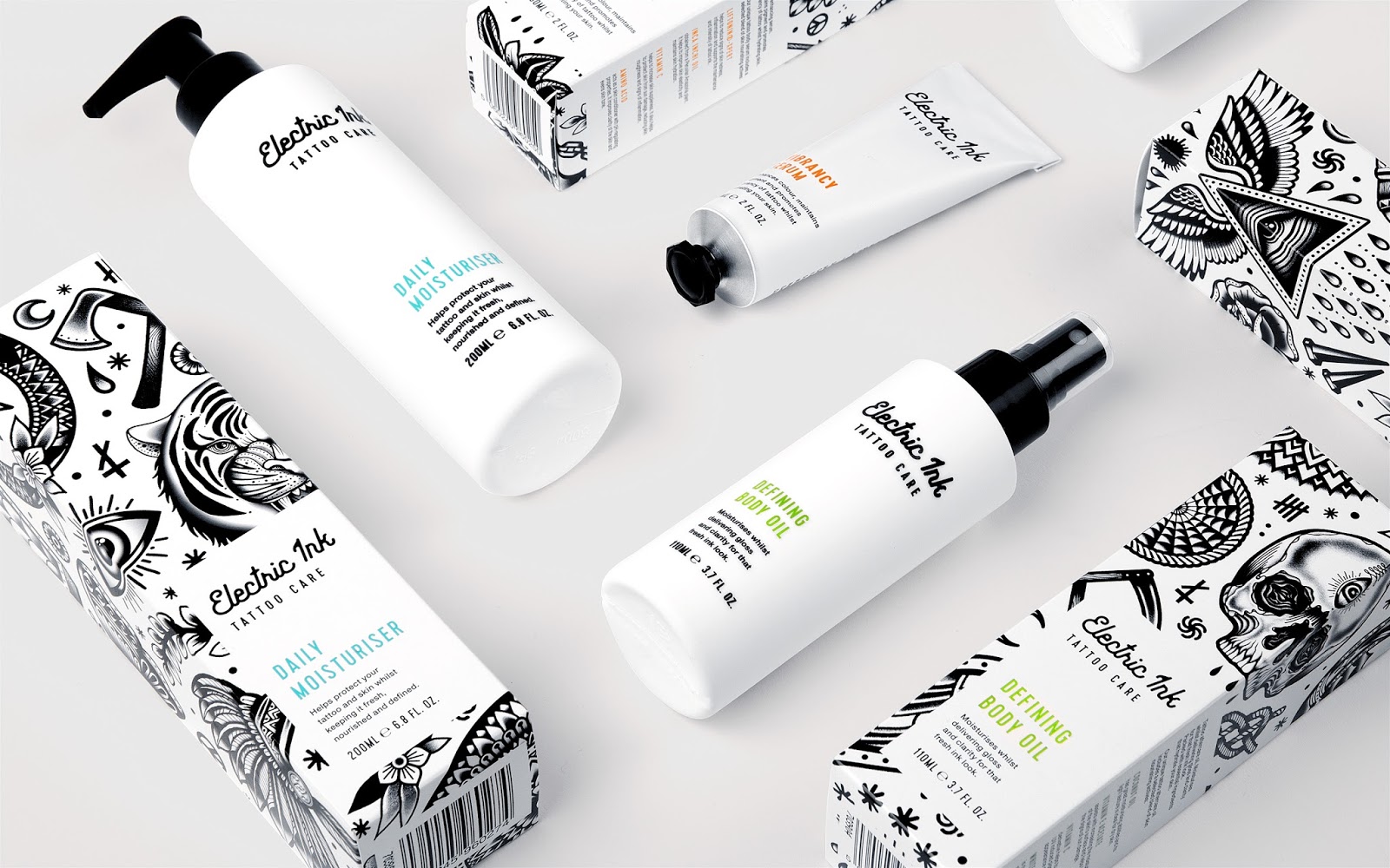 Electric Ink Tattoo Care – Packaging Of The World