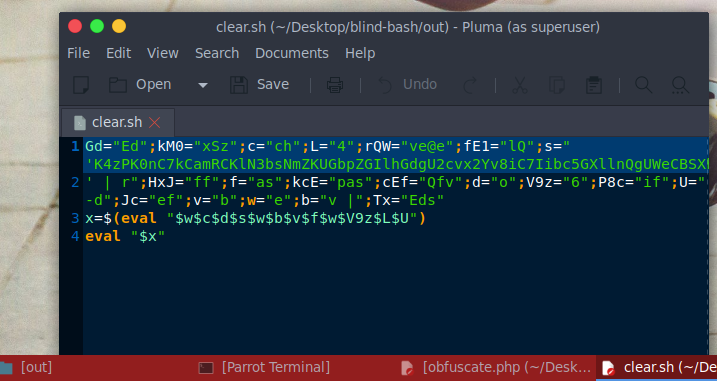 Blind Bash - Obfuscate And Protect Your Bash Code Blind Bash - Obfuscate And Protect Your Bash Code