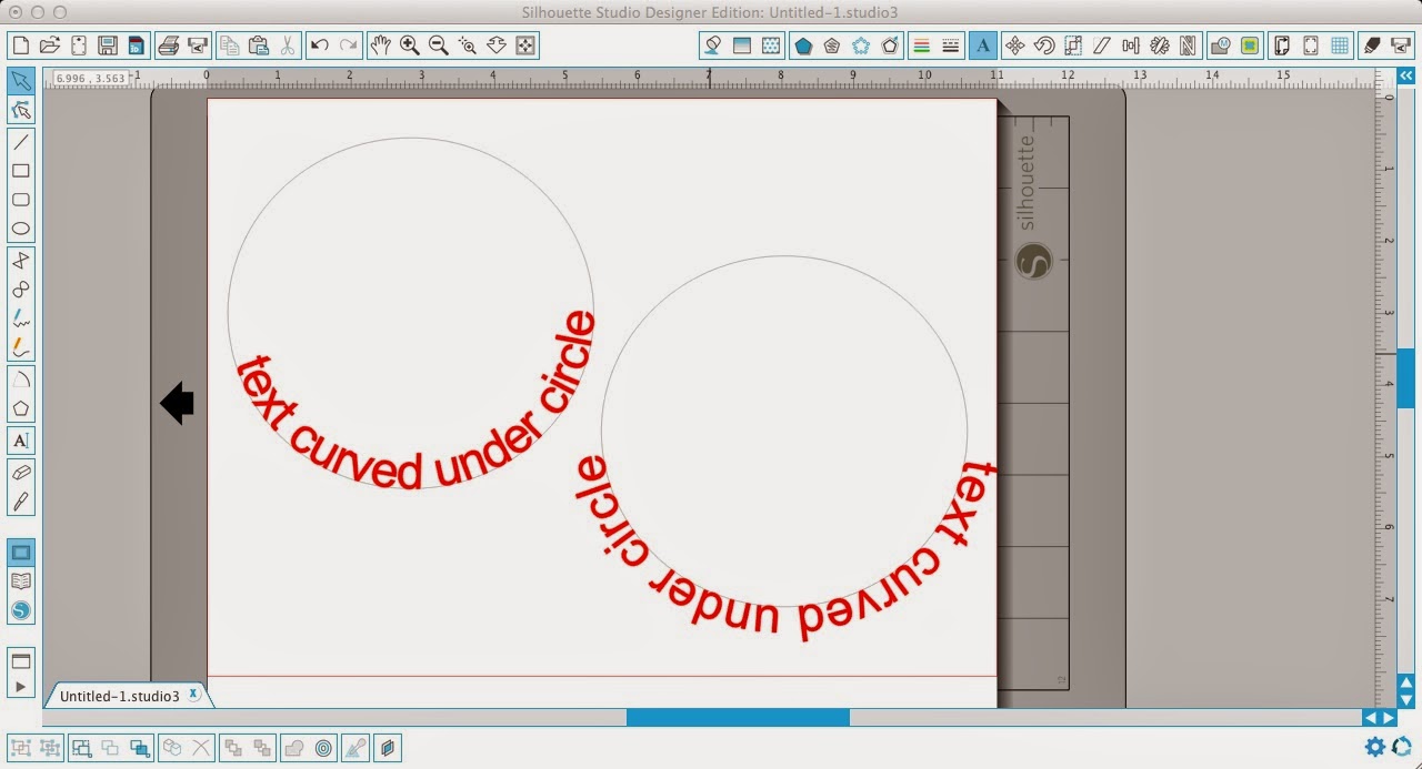 Curving Text Under a Circle in Silhouette Studio - Silhouette School Curving Text Under a Circle in Silhouette Studio - Silhouette School