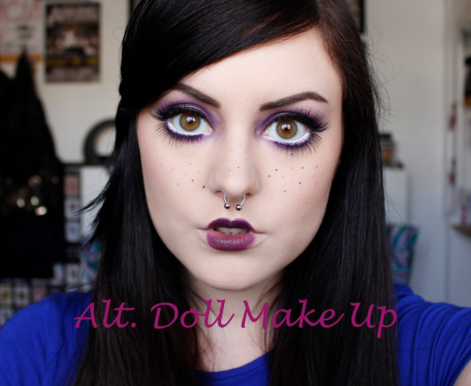 KITTENMOUSTACHE: Video: Alternative Doll Make Up