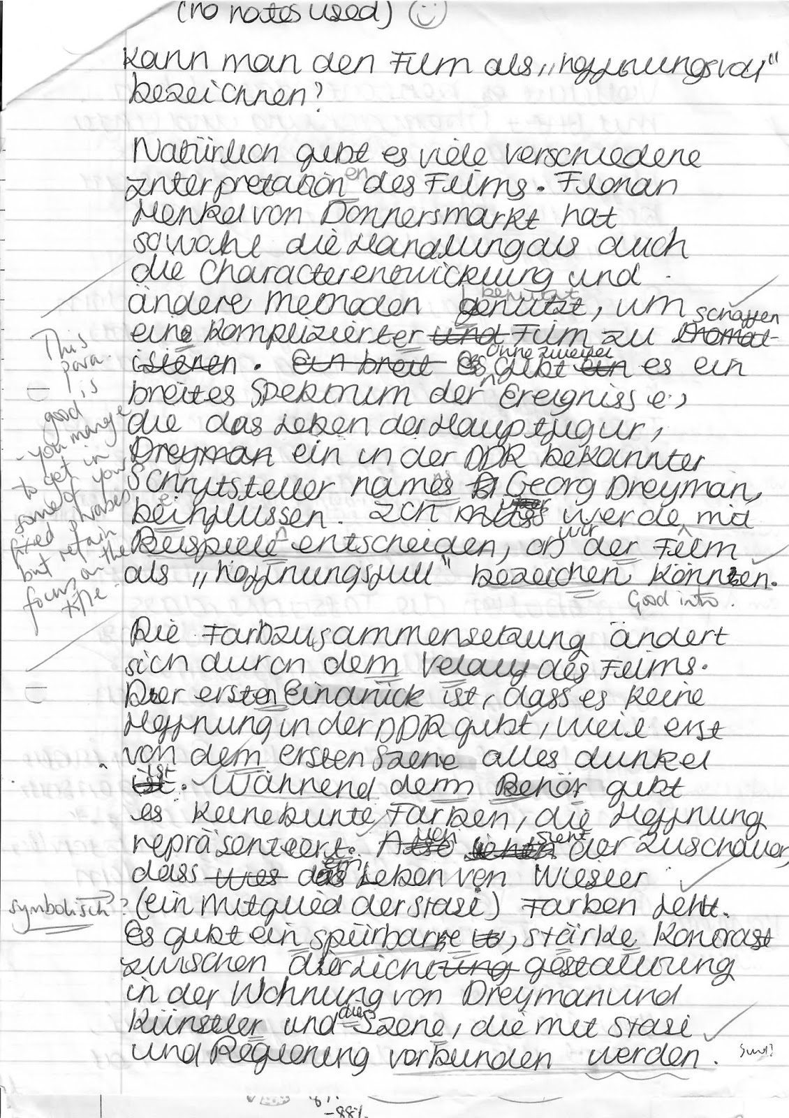 Keating Young: Advice and Examples for A Level German Essay Writing ...