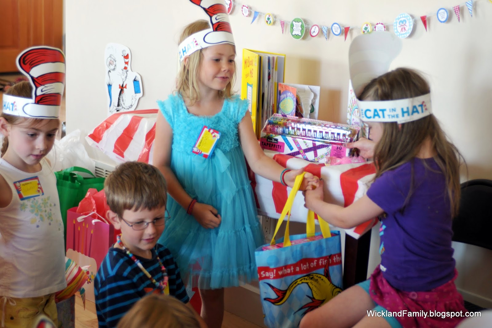 Wickland Family Blog: Dr. Seuss Birthday Party!!