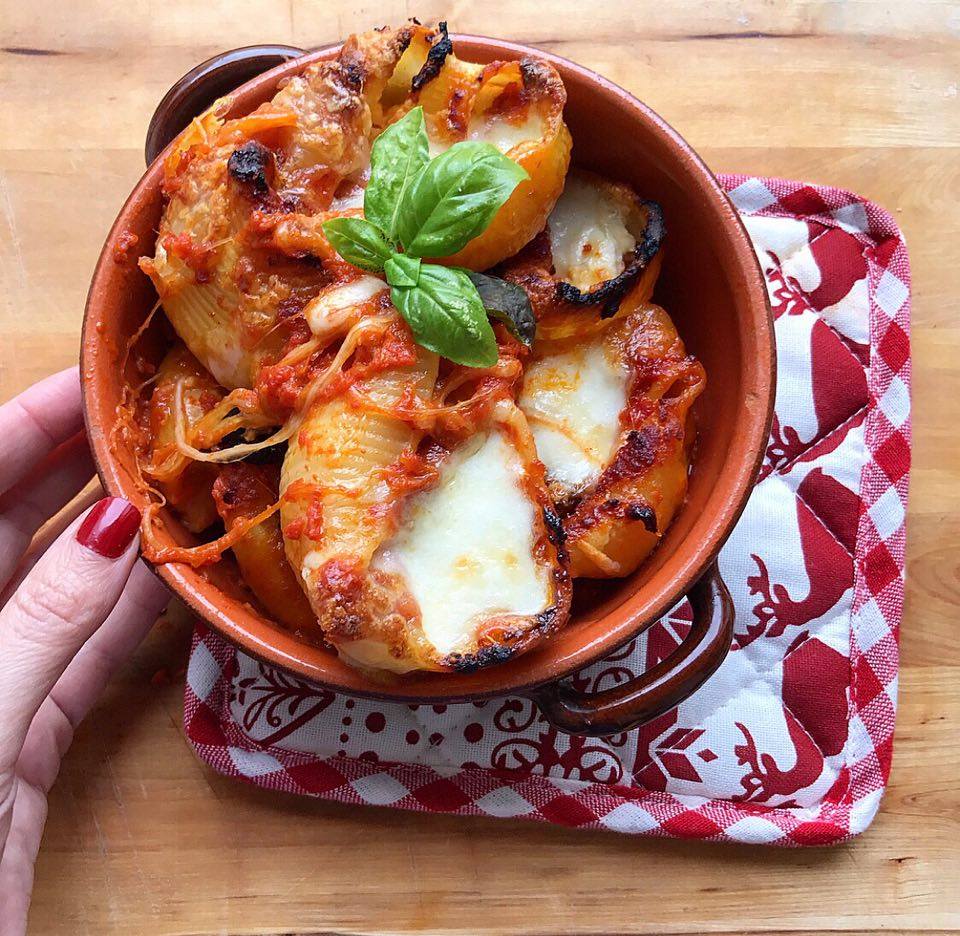 Lumaconi ripieni al forno