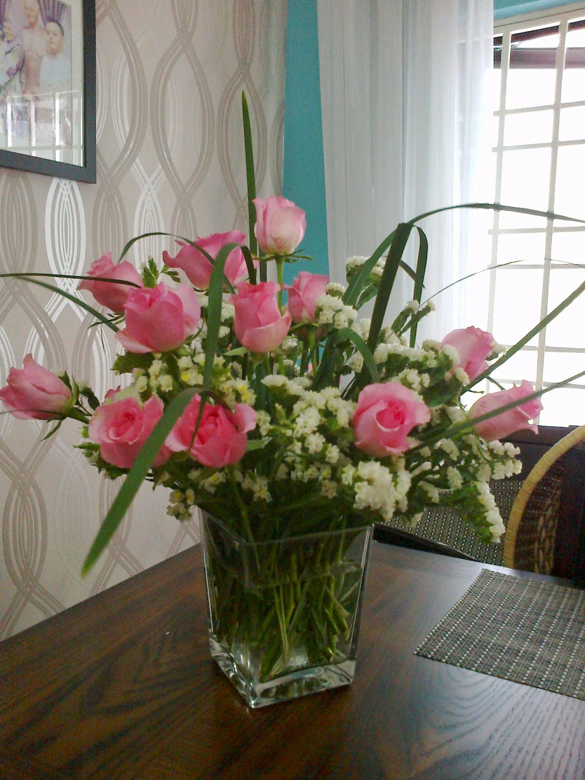 THE PERSADA - Laman Rasmi Gubahan Bunga: Gubahan Bunga Segar Pink Roses