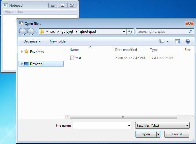 Py In My Eye: Qt 4.8 Notepad Tutorial - Part 5