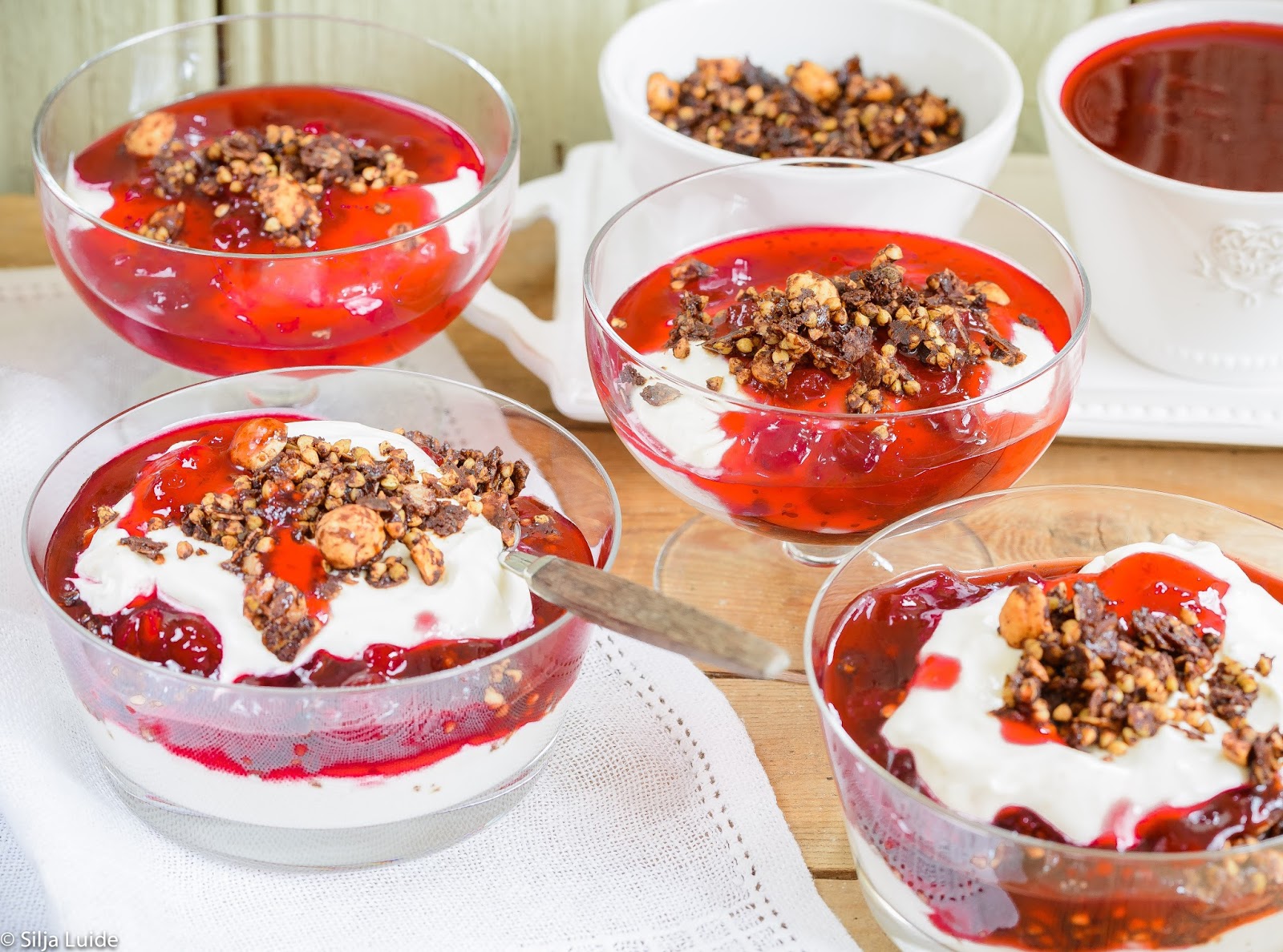 Silja, Food & Paris: Jõhvikamoosi, kohupiimakreemi ja tatramüsliga ...