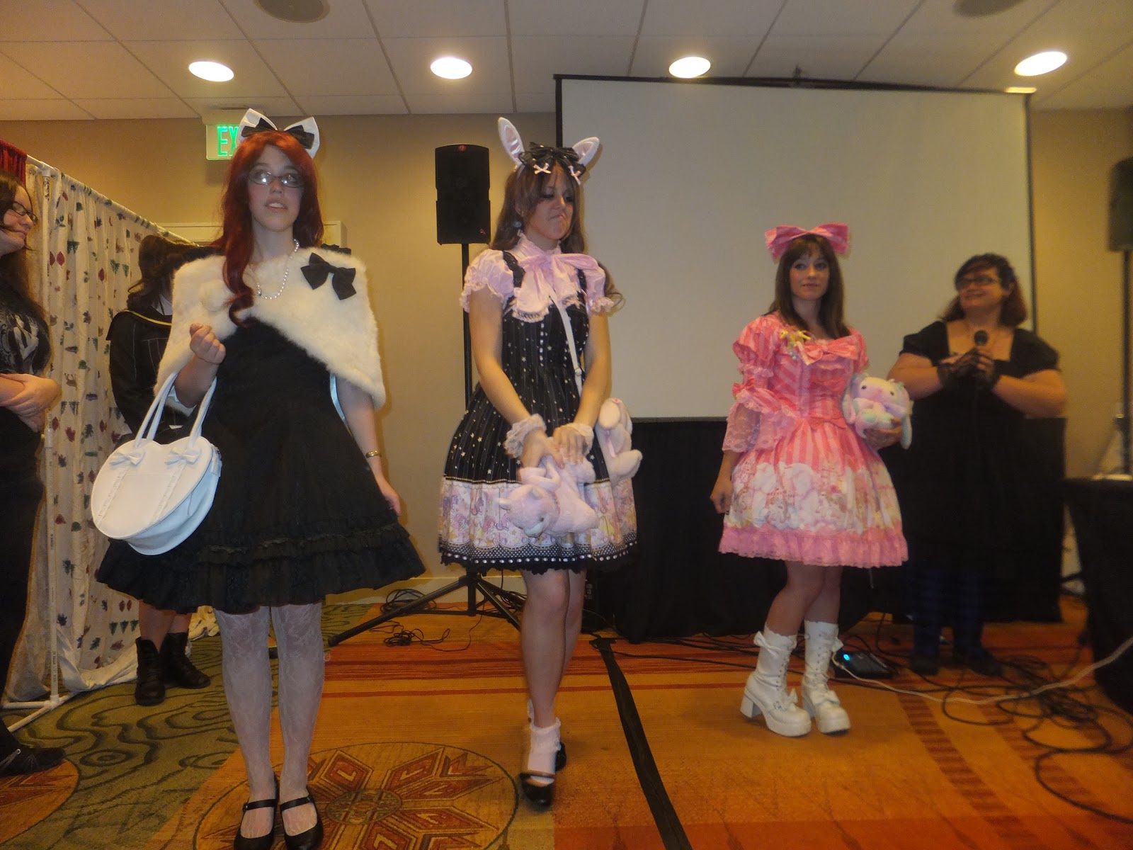 Swirly Purple and Green Crayons: NDK Part 1: Lolita Dress-Up Panel