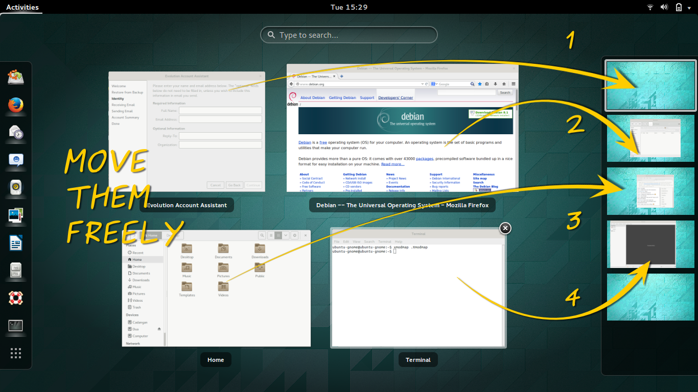 Beginner GNOME 3 Desktop Usage Guide