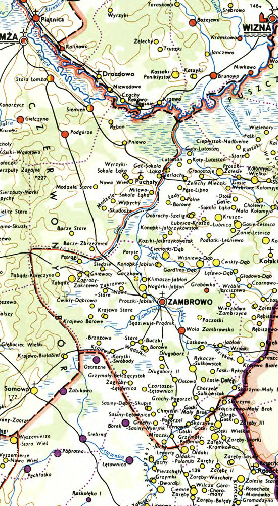 Zambrów - nie zawsze krytycznie.: Historyczny powiat zambrowski.
