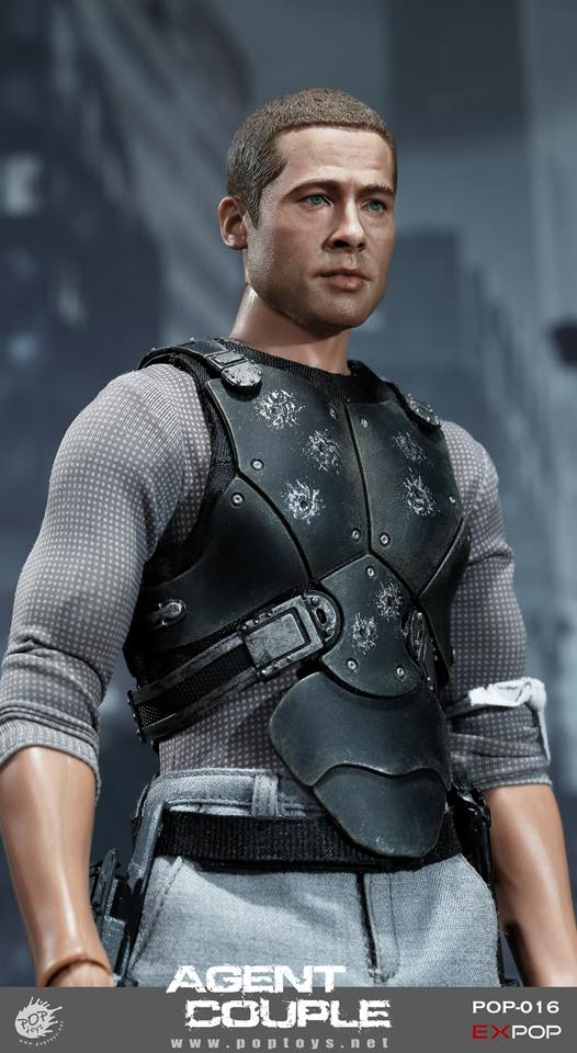 toyhaven: POP TOYS 1/6th scale Agent Couple Series Brad Pitt as Mr ...