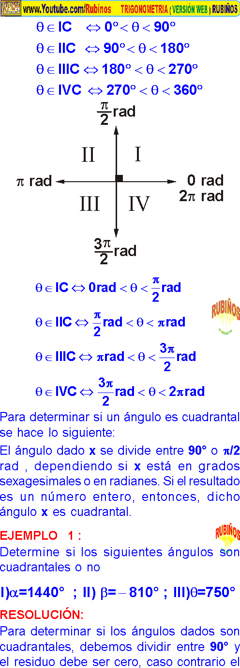 ANGULOS DE CUALQUIER MAGNITUD Y SUS RAZONES TRIGONOMÉTRICAS ...