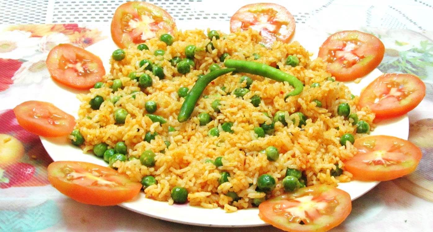 With Love from Mom's Kitchen: Matar Pulav( Rice with Green Peas)