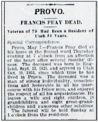 Ordinary Ancestors: Obituaries in Old Newspapers