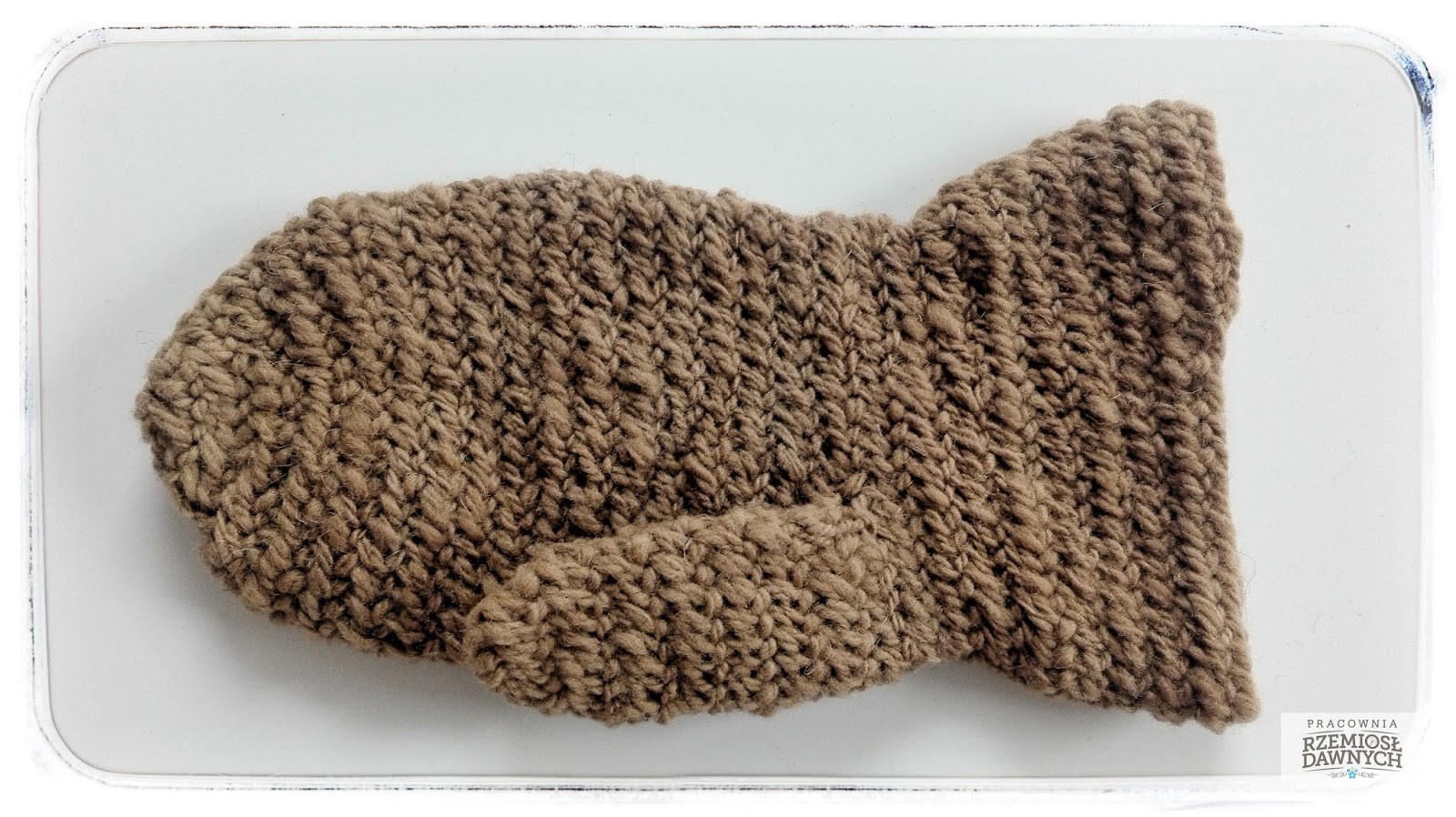naalbinding- ścieg igłowy: Icelandic Naalbinding Mittens -10th century