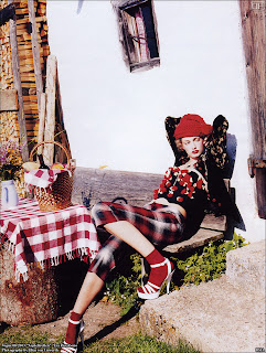 Modelle Italiane,: Eva Riccobono on Vogue Germany by Ellen von Unwerth