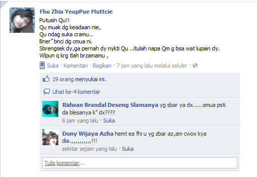 Status Alay Facebook Terbaru | cadas